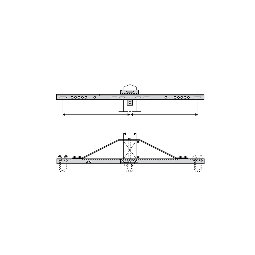 Herse d'ancrage simple H61E